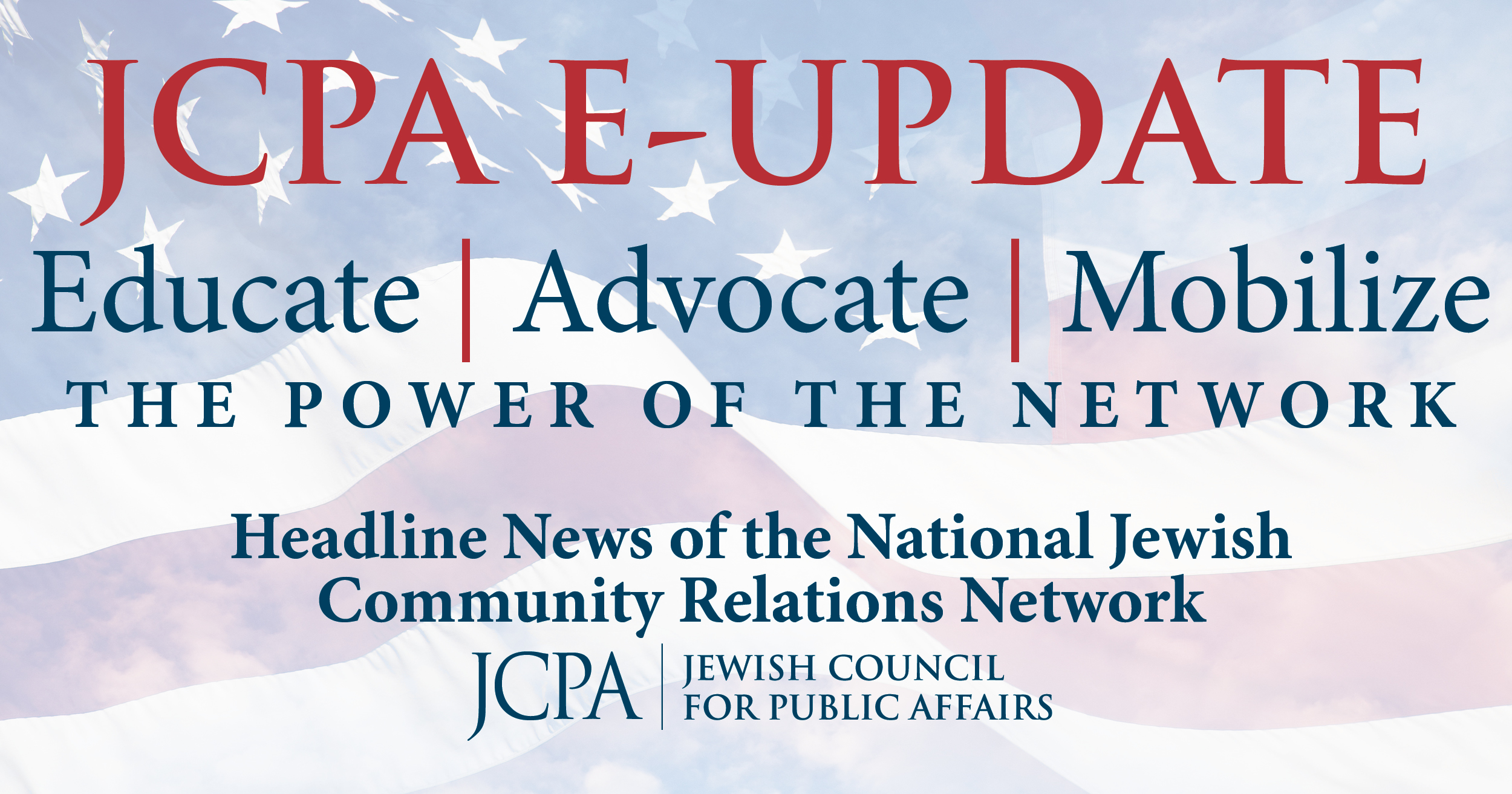 JCPA E-UPDATE: Summer Edition